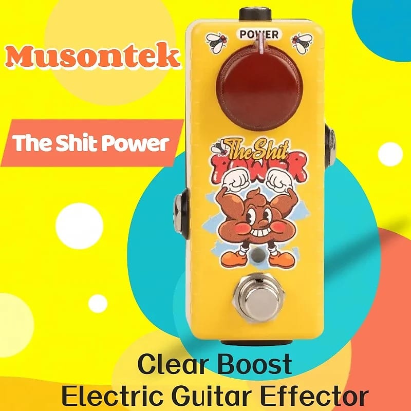 Musontek Clean Boost Pedal Support 9-18V,ClassA Buffer 21dB | Reverb