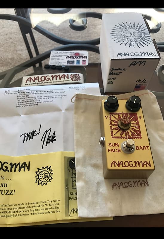 Analogman Sun Face Germanium Fuzz | Reverb UK