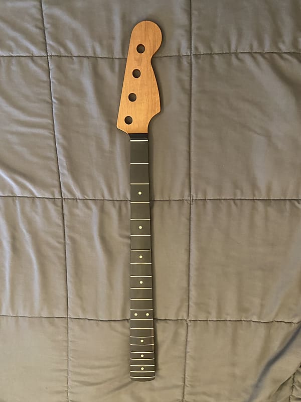 P Bass Neck (Roasted Maple w/ Ebony Fretboard) | Reverb