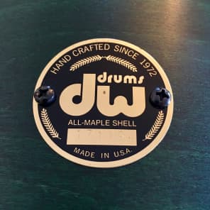 Drum Workshop DW Collectors series 2000 Satin emerald green | Reverb