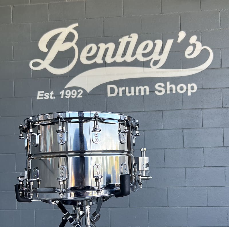 Gon Bops Stainless Steel 8x14" Banda Snare Drum | Reverb