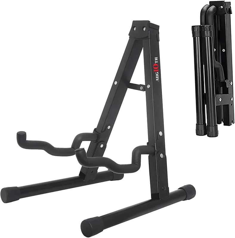 Metal Guitar Stand A Frame Folding Guitar Stand with Non-Slip | Reverb