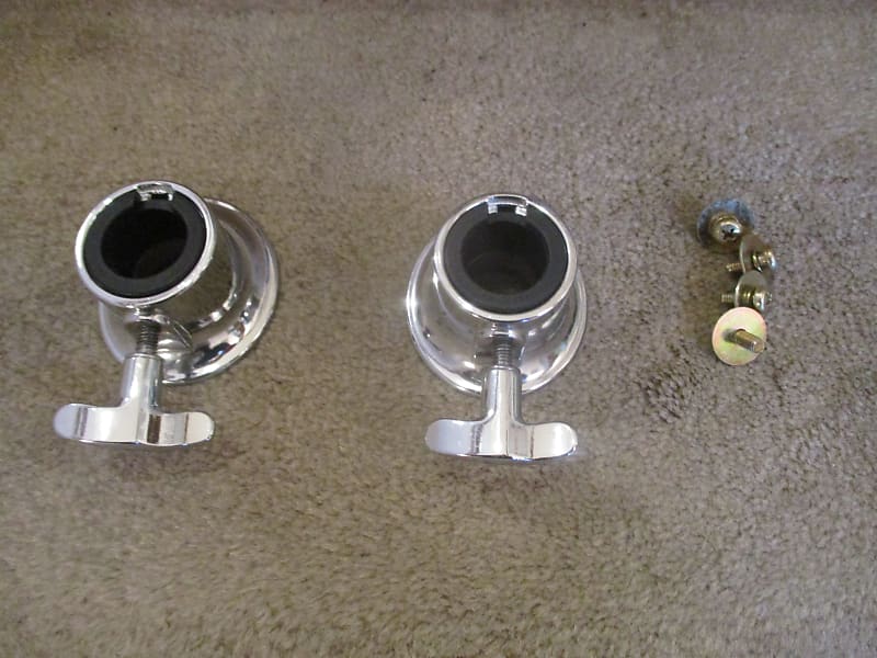 Unknown (2) New Tom Arm Mounting Ports W/Screws, For Mounting | Reverb