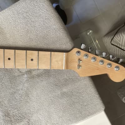 Warmoth SUPER WIDE MAPLE Strat neck 2016 - with HIP SHOT | Reverb
