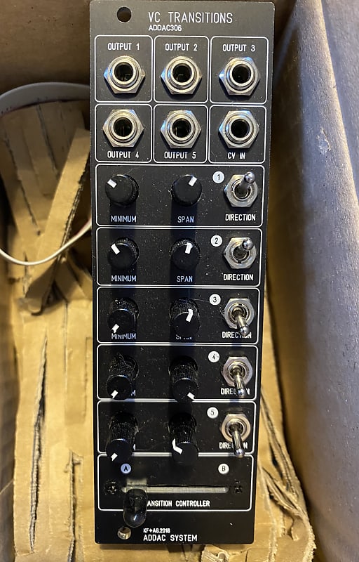 ADDAC VC Transitions Eurorack Master Modulation Module | Reverb