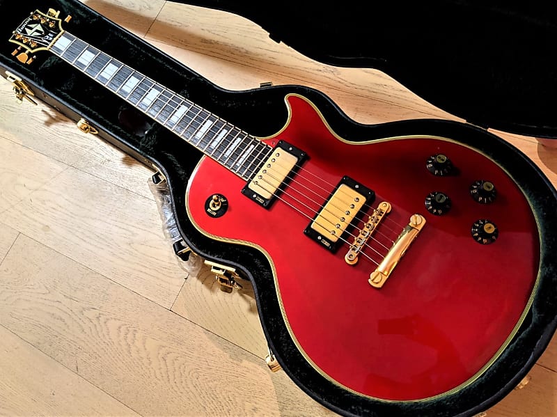 Case Queen RARE 90s Burny RLC Made in Japan Les Paul Custom | Reverb