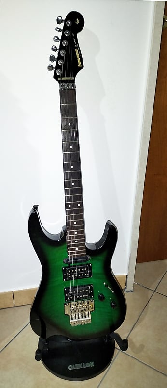 Fernandes The Function - Green Sunburst super strat Giappone | Reverb