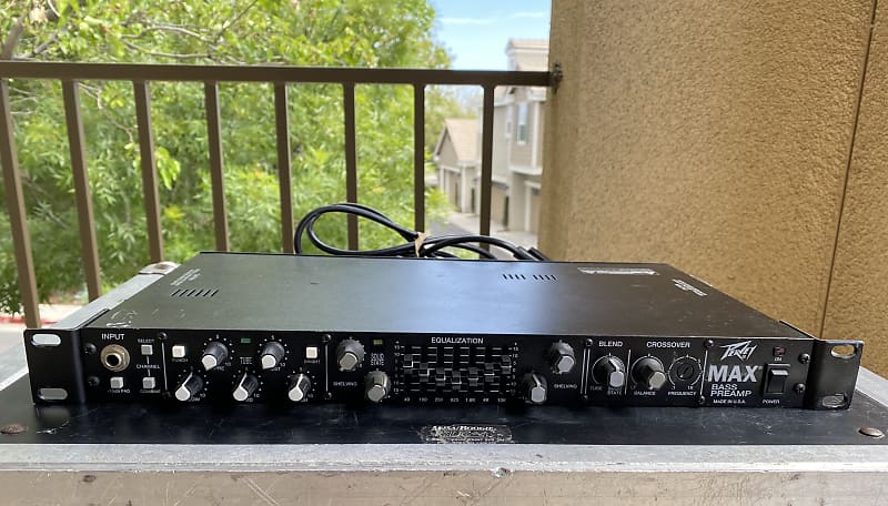 Peavey Max Bass Guitar Preamp, Tube, Solid State | Reverb