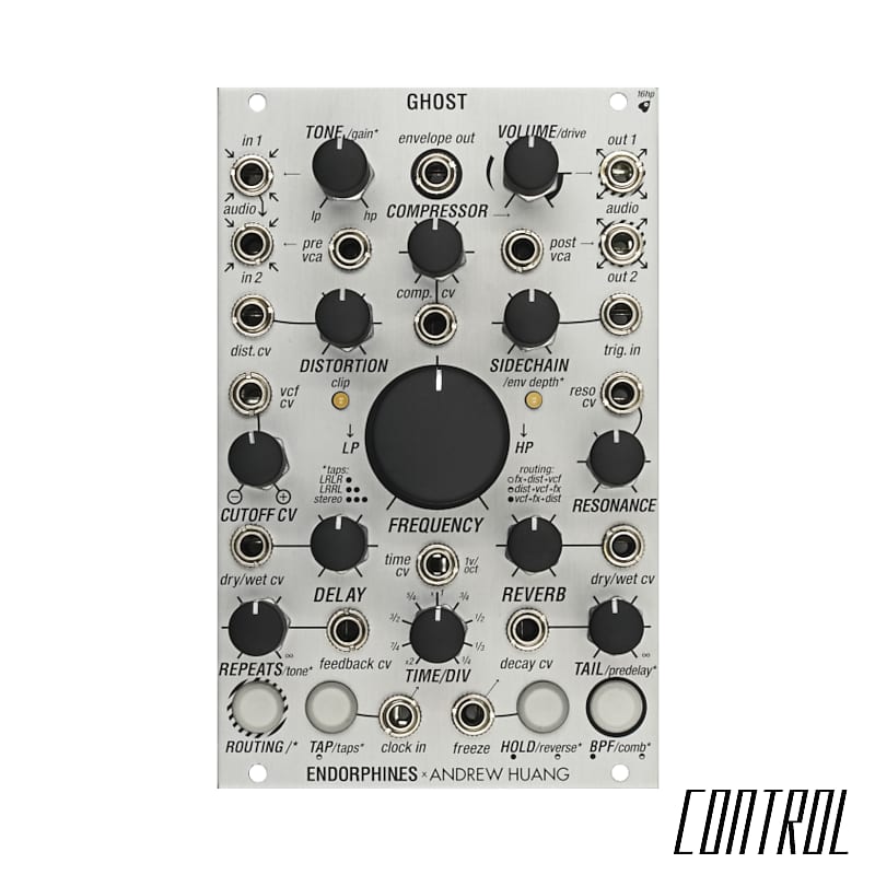 Endorphin.es Ghost - Stereo Audio Processor (Silver) | Reverb