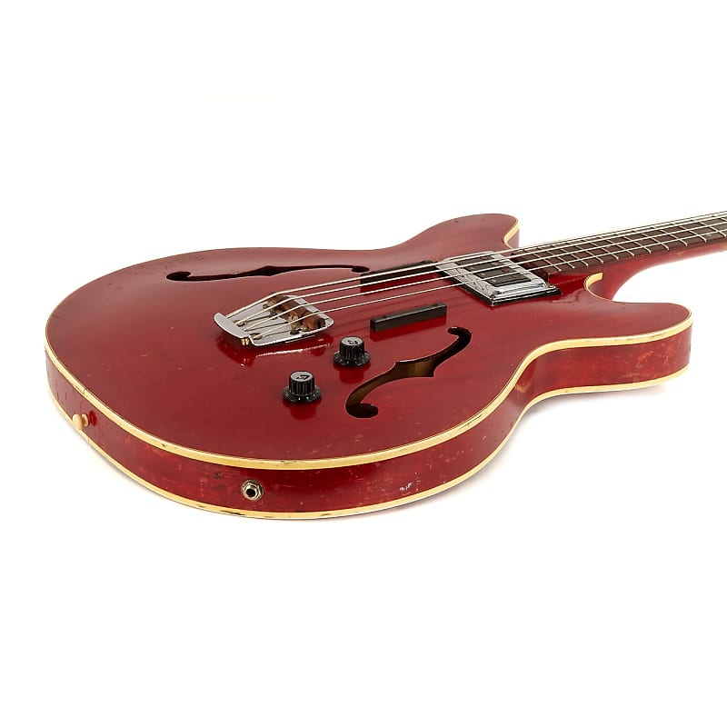 Guild Starfire Bass Cherry Red 1967 | Reverb