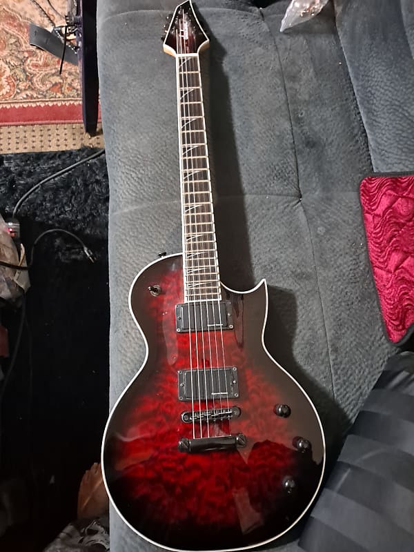 Jackson Pro Series Monarkh SC Electric Guitar Trans Red Burst | Reverb