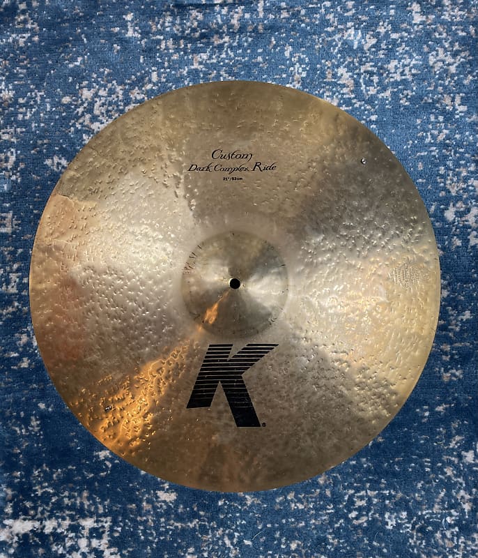VIDEO! RARE BEAST! 21” Zildjian K Custom Dark Complex Ride | Reverb