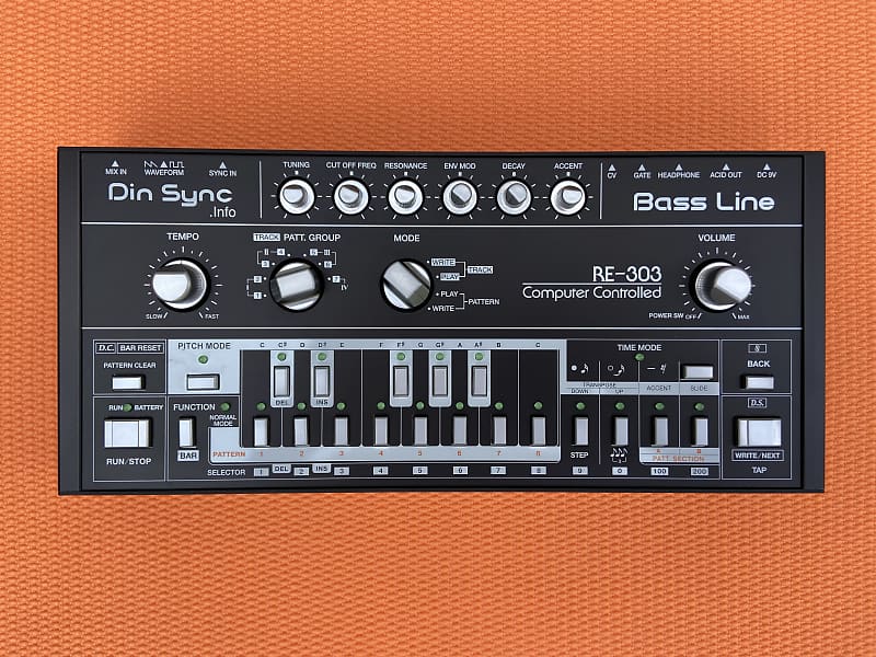 Dinsync RE-303 2023 - Black | Reverb