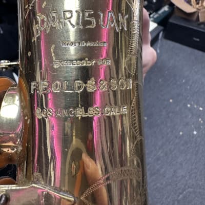 Parisian F.E.OLDS & SON Made in France Alto Saxophone / 26820 | Reverb