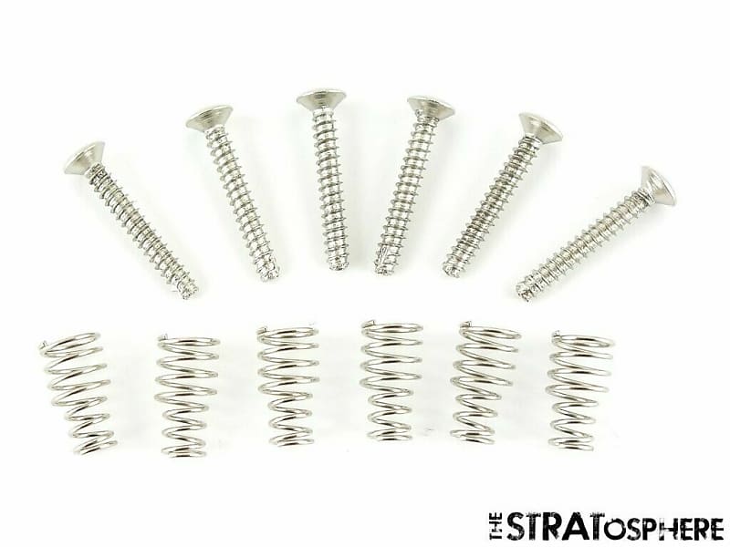 *NEW Set of 6 Pickup SCREWS & SPRINGS for Fender Stratocaster | Reverb