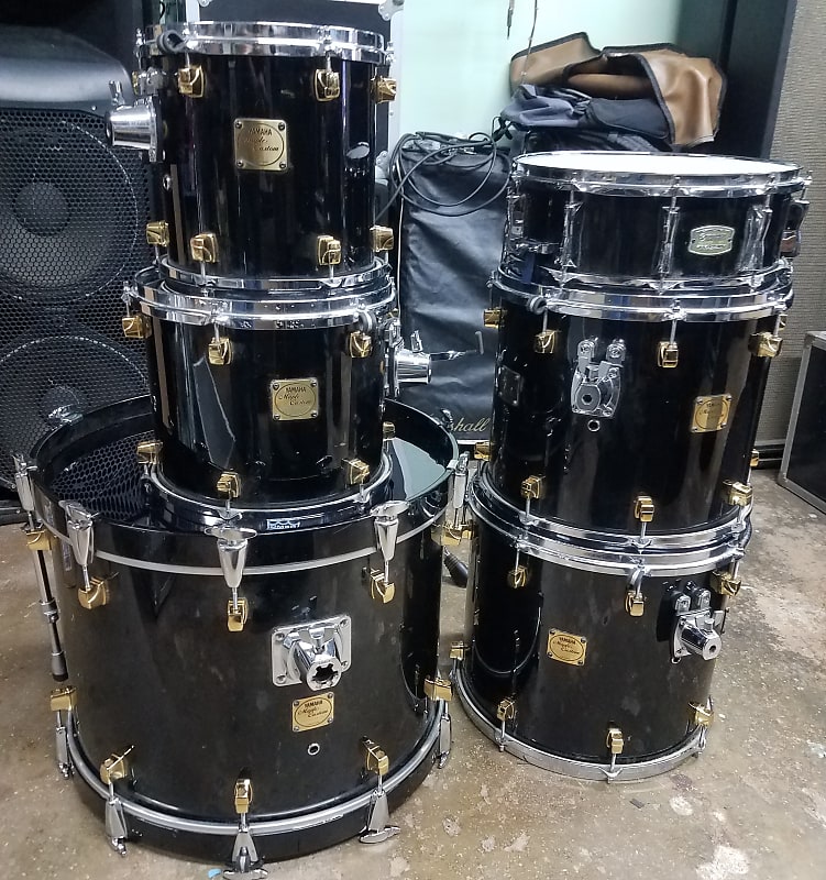 Yamaha Maple custom drum kit 1980's/90's 6 piece with | Reverb