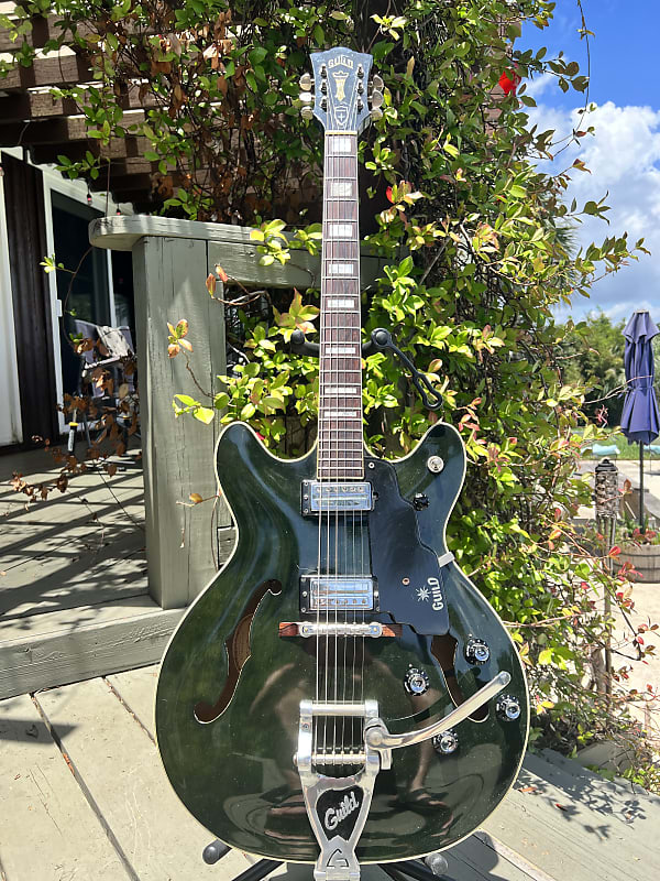 Guild Starfire V 1967 Emerald Green | Reverb