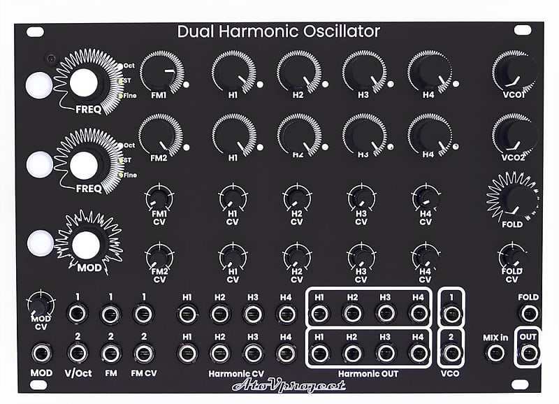 ATOVPROJECT DHO DUAL HARMONIC OSCILLATOR-Black : BRAND NEW : | Reverb