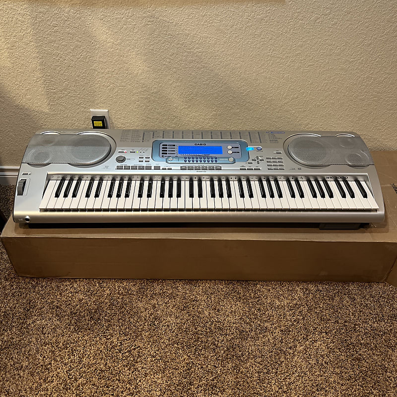 Casio WK-3000 76 Key Arranger Keyboard with ZPI Sound | Reverb