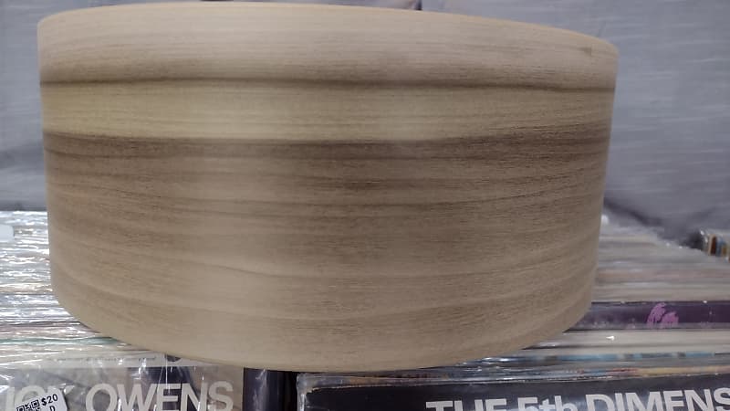 14x5.5 Poplar Solid Shell Steam Bent Bare Raw Snare Drum | Reverb