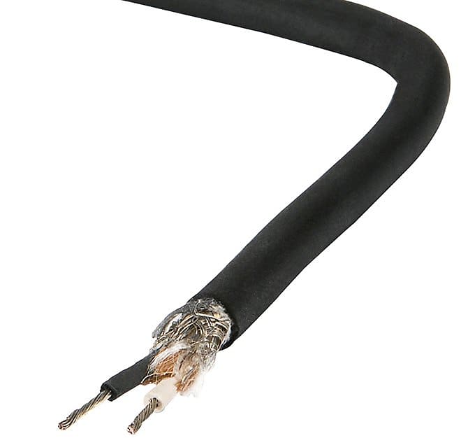 (Mint) Belden 8412-250-BLACK Microphone Cable, 2 Conductor, | Reverb