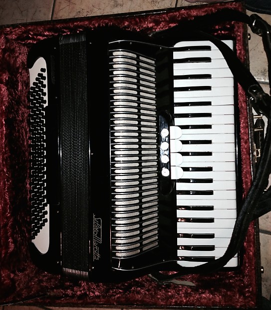 Silvio Marotta Castelfidardo Accordion vintage Black | Reverb