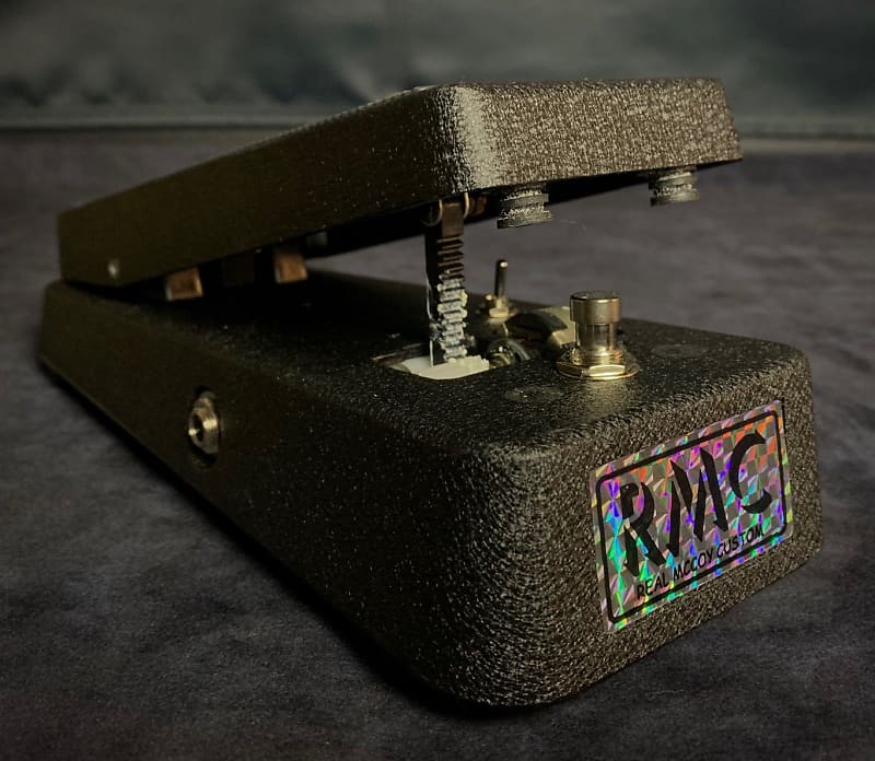 Real McCoy Custom RMC4-PW Picture Wah-Wah Pedal - Black | Reverb
