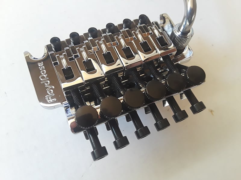 Genuine FLOYD ROSE Locking Tremolo Bridge 1000 Series Chrome | Reverb