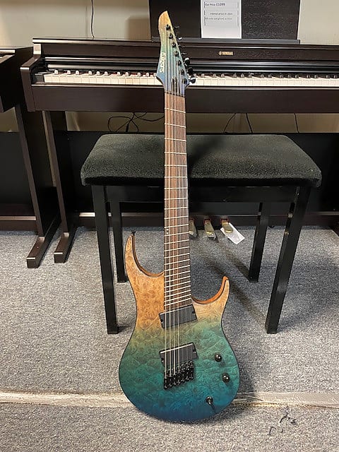 SubZero Generation Pro Fanned Fret 7-String Guitar, Ocean | Reverb
