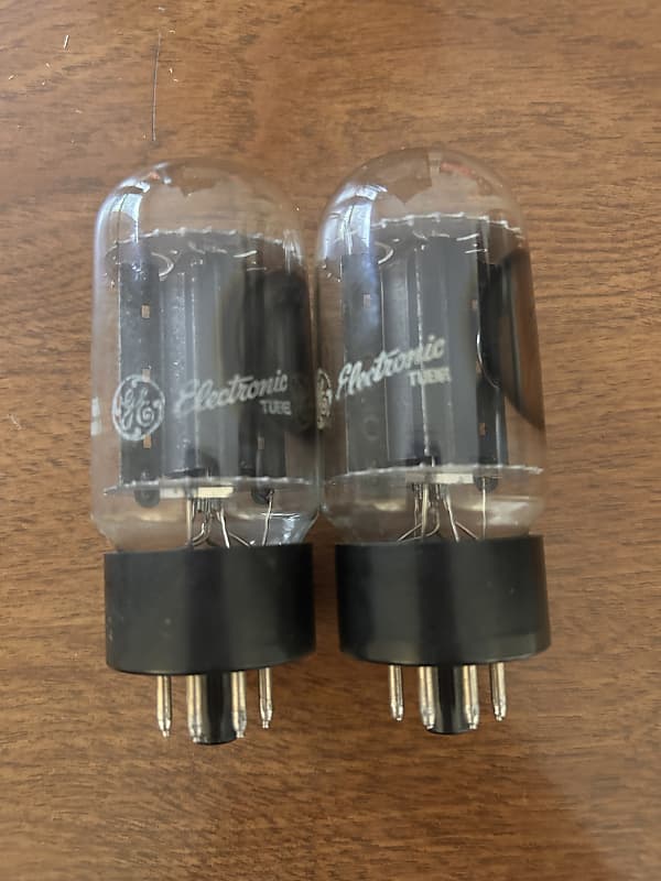 General Electric (GE) 6L6 GC Matched Pair Power Tubes 1974 | Reverb