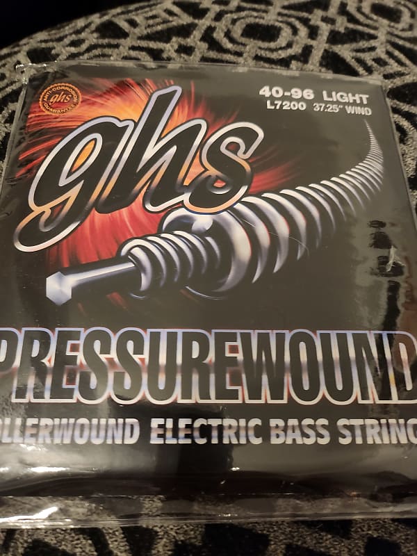 GHS L7200 UNOPENED Pressurewound Bass Strings Long Scale | Reverb