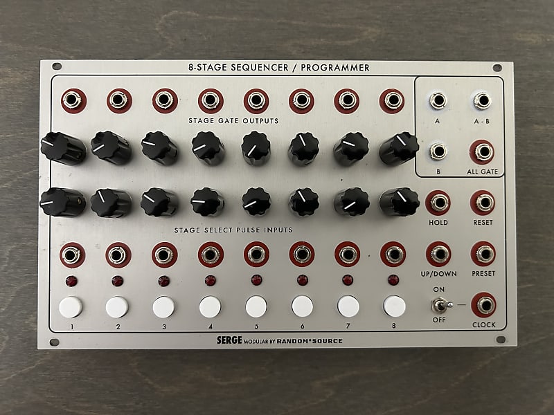 Serge 8 Stage Sequencer / Programmer 2010s - Silver | Reverb
