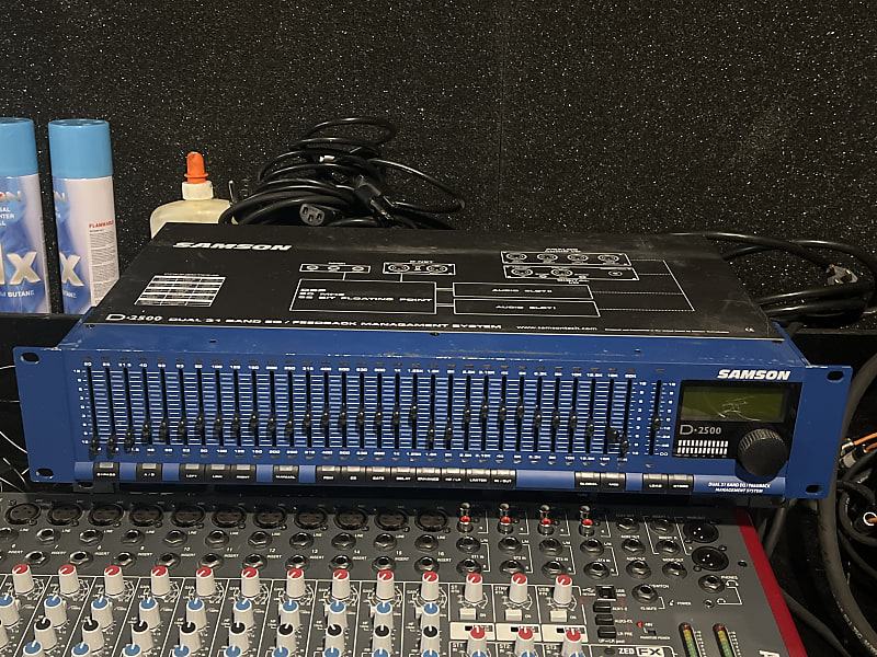 Samson D2500 dual 31 band eq/feedback management system | Reverb