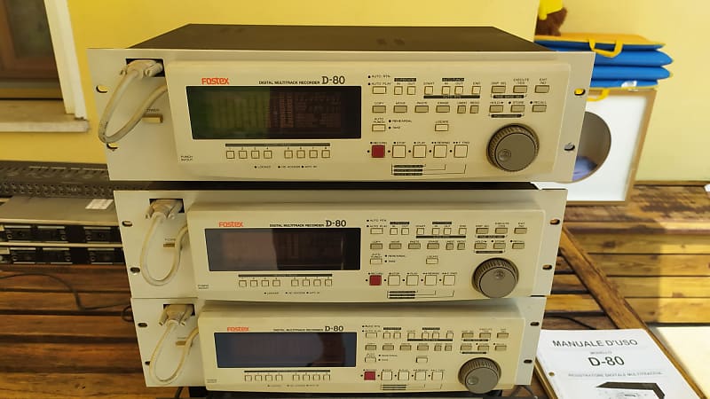 Fostex D80 D-80 Digital Multitrack Recorder 90s with manual | Reverb