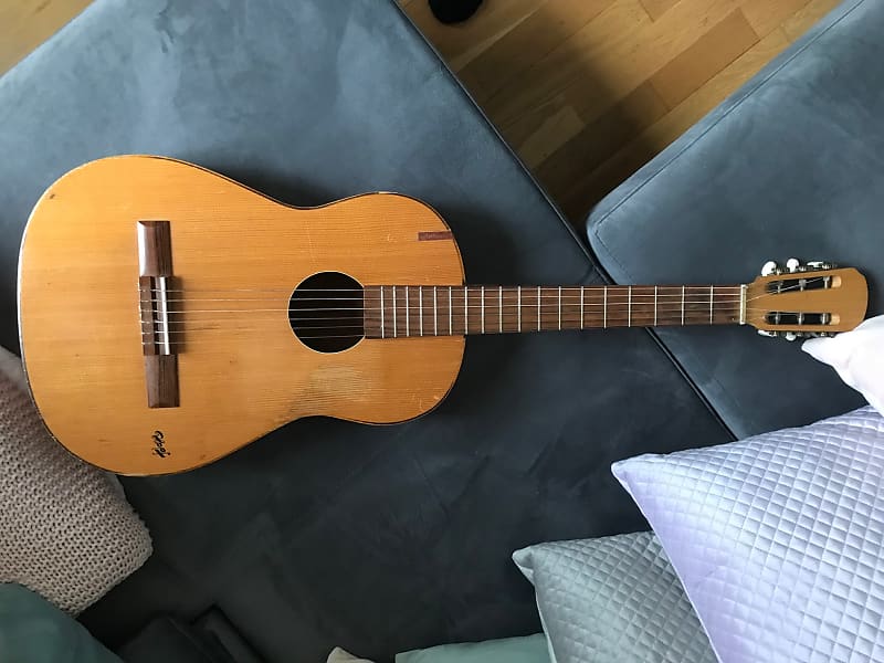 Hopf Parlor guitar Made in Germany Everstright Neck Patent | Reverb