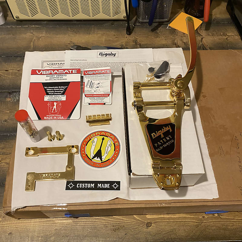 Bigsby B7 (Kalamazoo) + V7-335 Vibramate Mount + Vibramate | Reverb