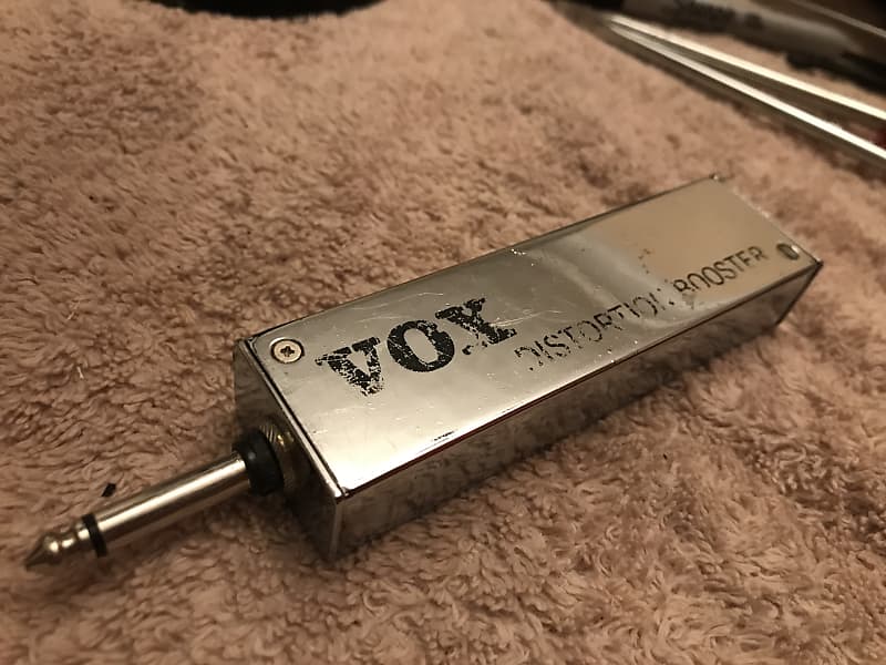 Vox Distortion Booster 1960s Silver V816 Tone Bender 1.5 Fuzz | Reverb