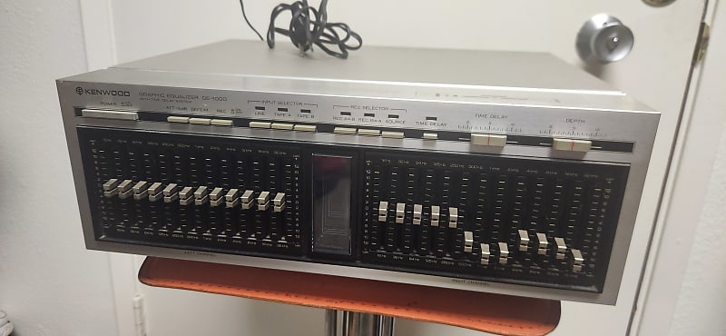 Vintage Kenwood GE-1000 Graphic Equalizer with Time Delay | Reverb