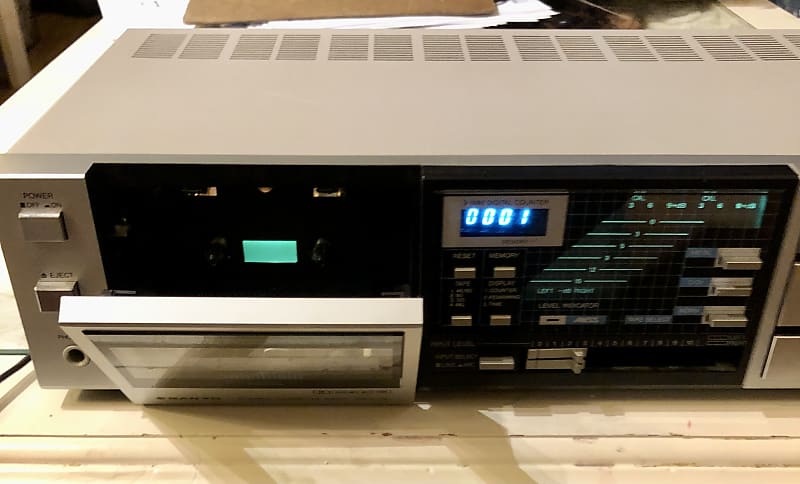 Sanyo RD F70 Stereo Cassette Deck 1982 - Silver | Reverb