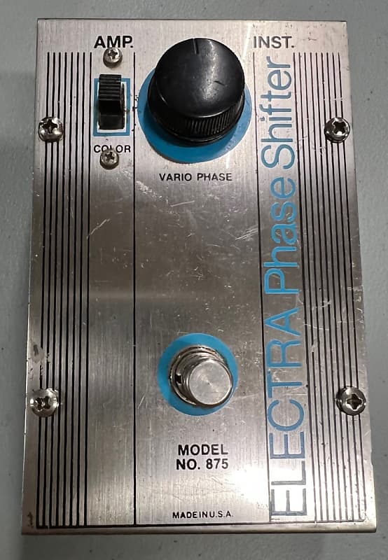 Electra Model 875 Analog Phase Shifter Phaser Rare Vintage | Reverb