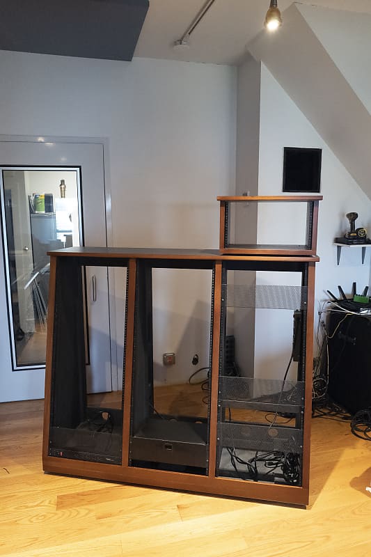 Sound Construction 3 Bay studio rack with top additional rack | Reverb