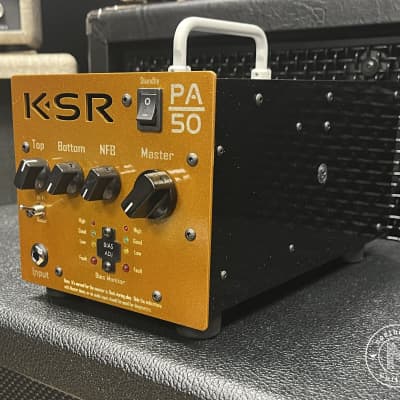 KSR Amplification PA50 Compact Power Amp 2023 Gold / Black | Reverb