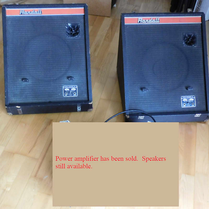 Two RMC-12 Stage Monitor Speakers 1970s-1980s | Reverb
