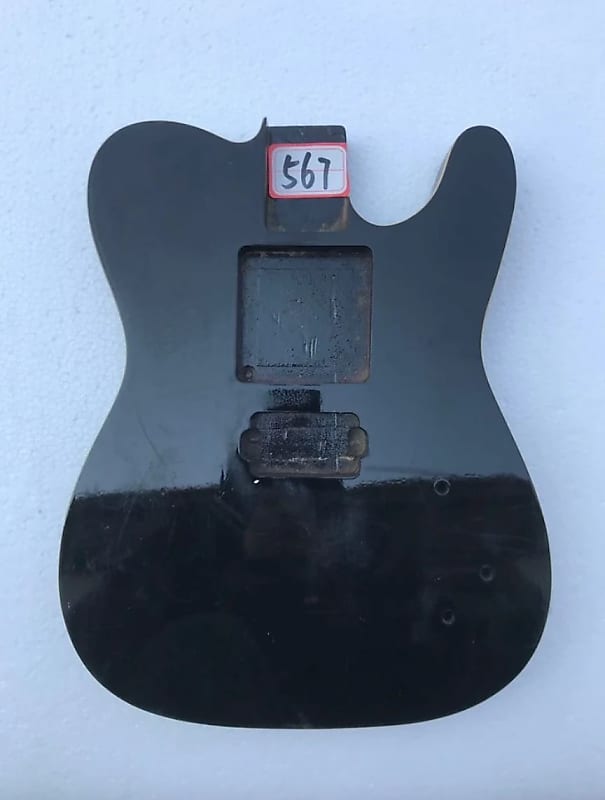 Glossy Black Finish Tele Style Guitar Body DIY Project | Reverb