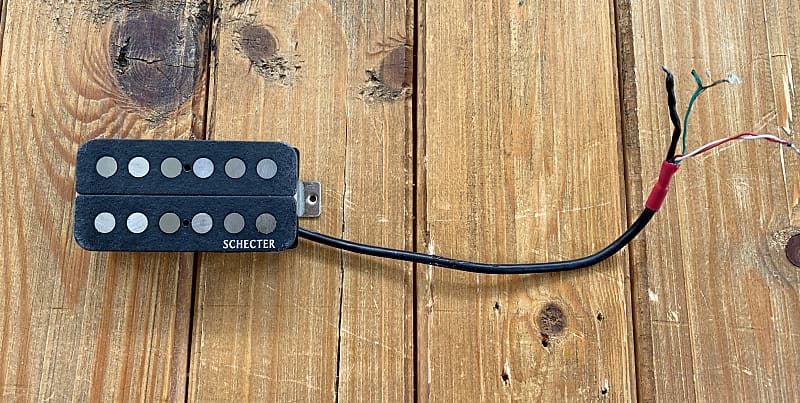 Schecter Super Rock II Bridge Pickup Black, 4 conductor | Reverb