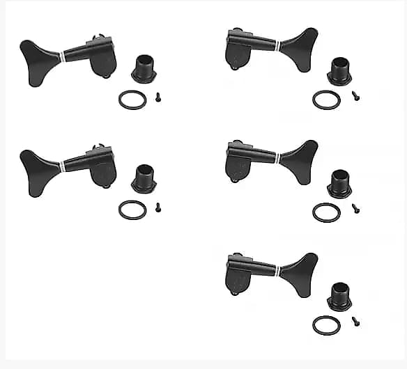 Warwick Bass Guitar Tuning Key - Black - Set of (5) - Black | Reverb
