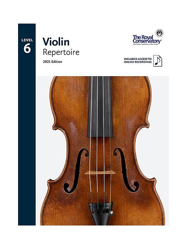 RCM 2021 Edition Violin Repertoire Level 6 VLR06 | Reverb