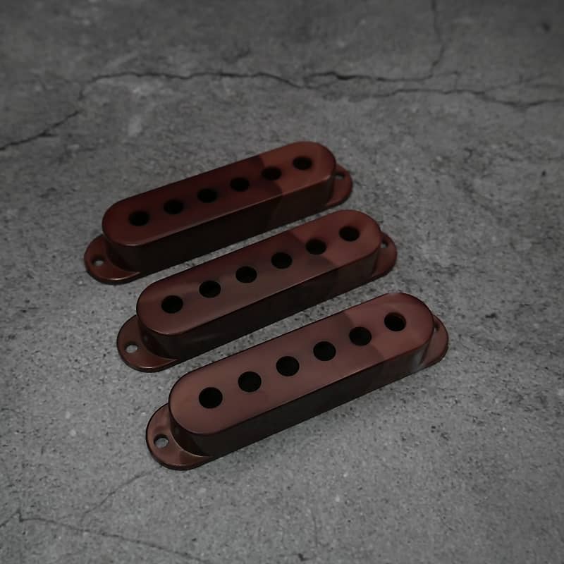 #365 Maroon Brown 52/52/52 SSS Custom Stratocaster Strat | Reverb