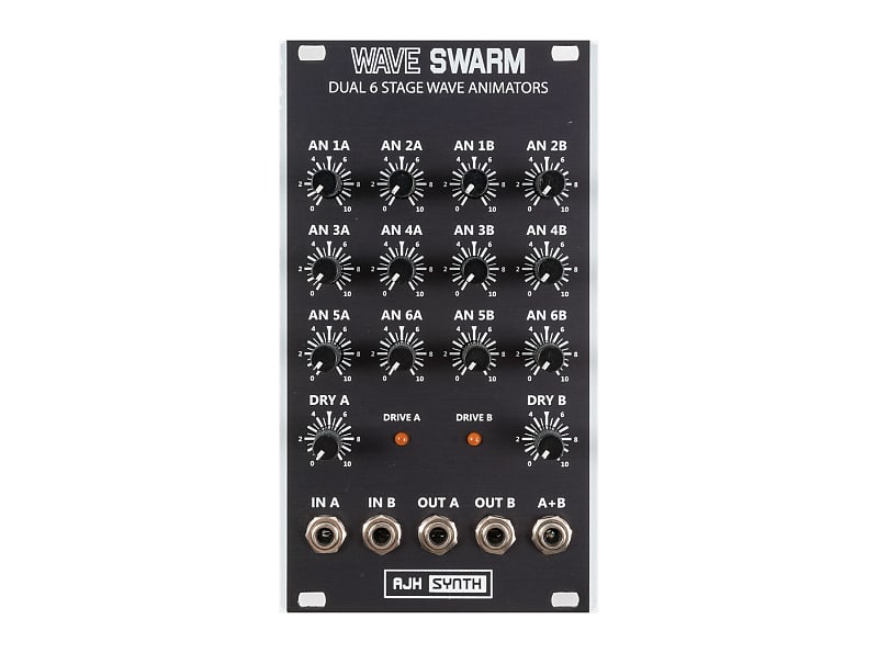 AJH Synth Wave Swarm (Black) Waveform Animator [USED] | Reverb