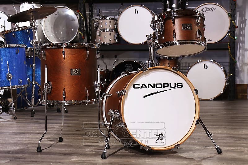 Canopus Yaiba 3pc Bop Kit Antique Brown Matte | Reverb